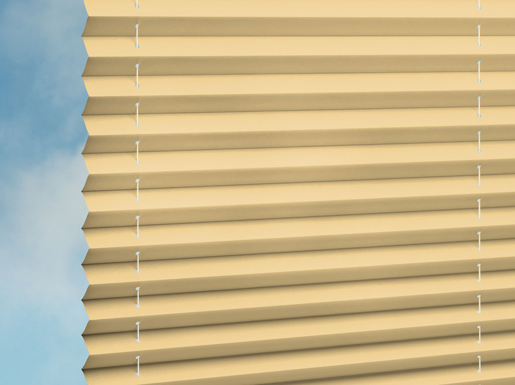 Chintz Topar® Plus (1. 5887) gelb - plissee-duette.com